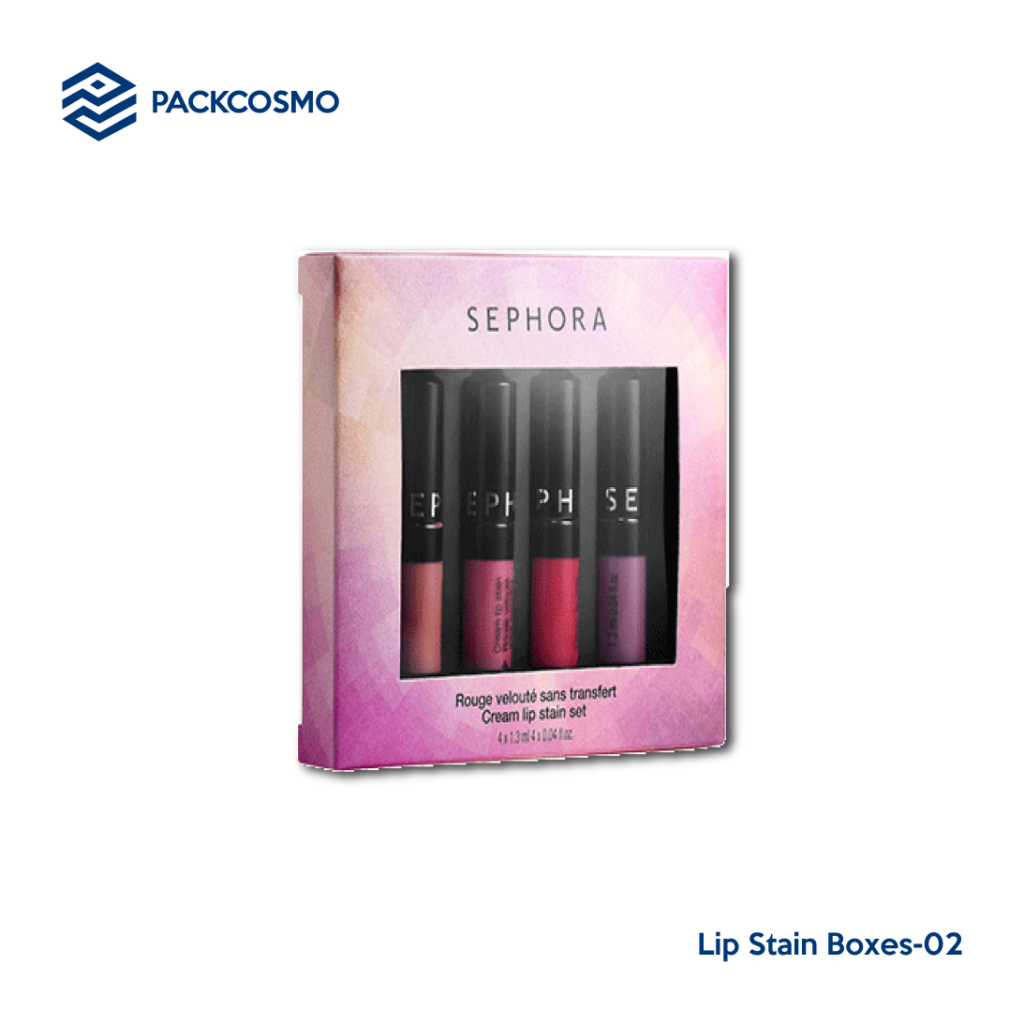 Lip Stain Boxes - Packcosmo